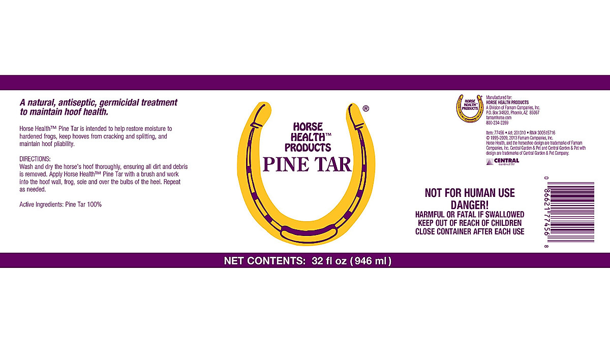 Horse Health Pine Tar - Moisturizing Hoof Care
