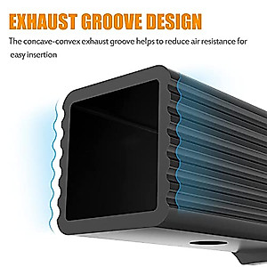 MICTUNING Upgraded 2-1/2 inches Class V to 2 inches Class III&IV Trailer Hitch Receiver Adapter - Heavy Duty 2.5 inches to 2 inches Reducer Sleeve Mount Insert Converter