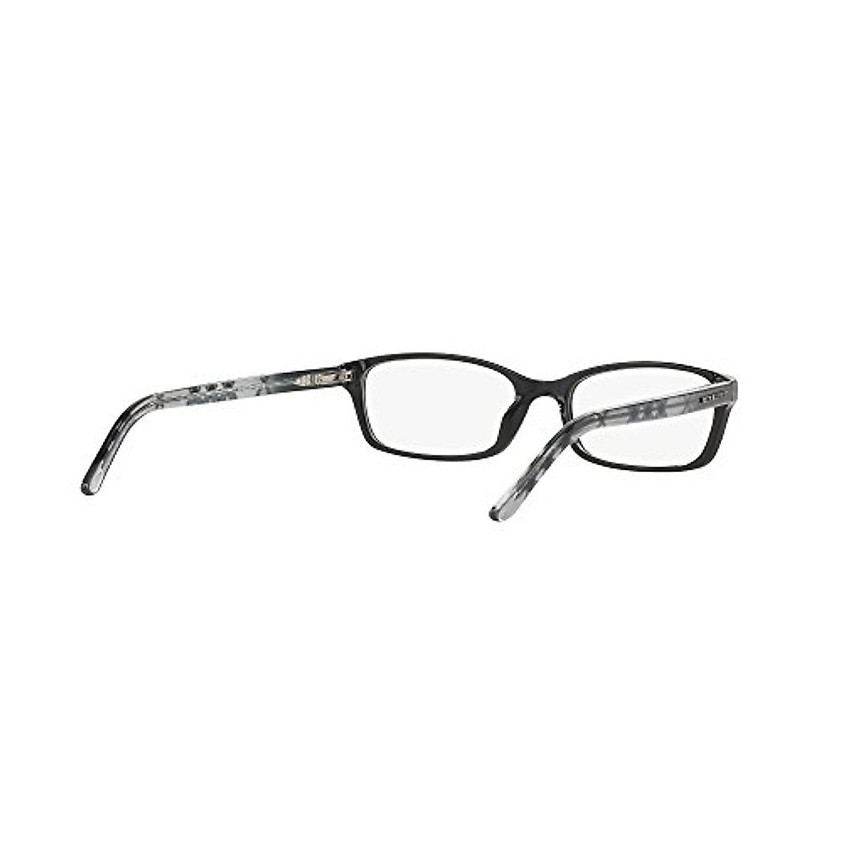 BURBERRY BE 2073 3164 Black Plastic Rectangle Eyeglasses 53mm