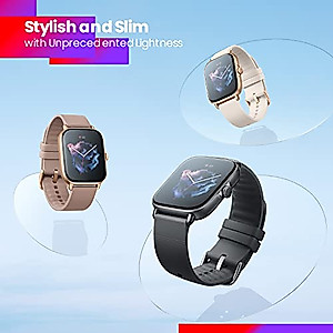 Amazfit GTS 3 Smart Watch for Android iPhone, Alexa Built-In, GPS Fitness Sports Watch with 150 Sports Modes, 1.75” AMOLED Display, 12-Day Battery Life, Blood Oxygen Heart Rate Tracking, Black