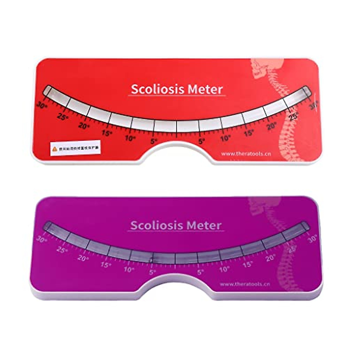 Portable Scoliosis Meter 0‑30° Scoliometer Measuring and Testing Meter Back Spine Diagnosis