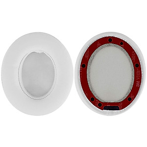 Geekria PRO Extra Thick Replacement Ear Pads for Beats Studio 3, Studio 3.0 Wireless (A1914) Headphones Ear Cushions, Headset Earpads, Ear Cups Cover Repair Parts (White)