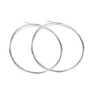 BQLZR 2x Piano Accessories Steel Wire 1m Piano Strings 13# Silver Replacement Strings