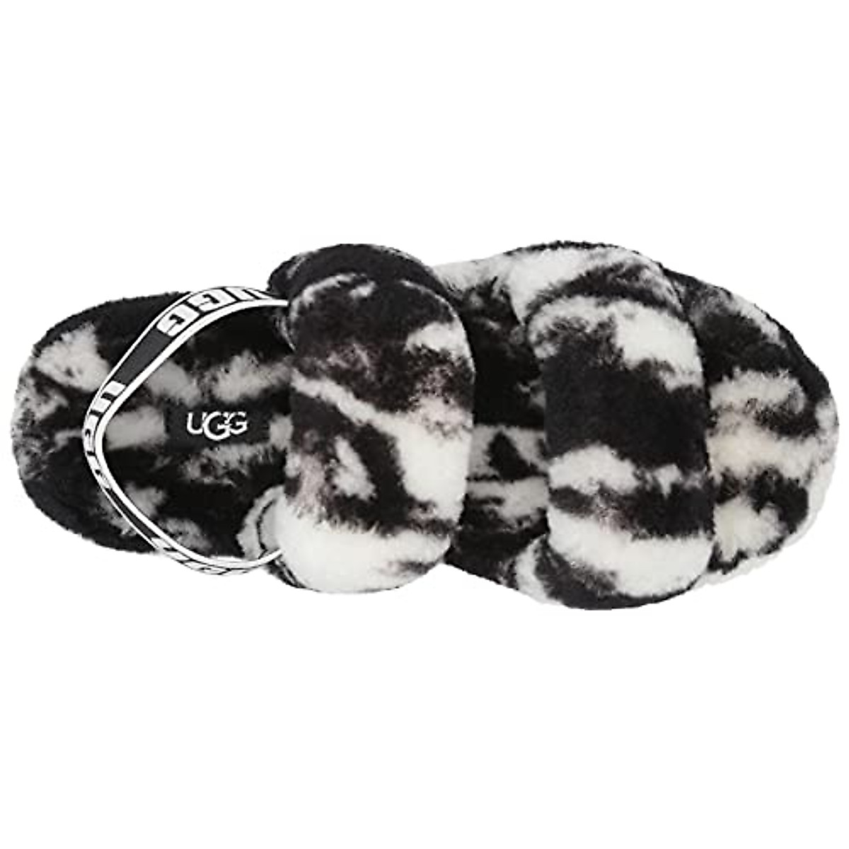 UGG Women's OH Yeah Marble Slipper, Black, 8
