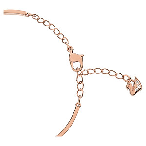 SWAROVSKI Women's Symbolic Evil Eye Bangle Bracelet, Blue Crystal, Mixed Metal Finish, Medium