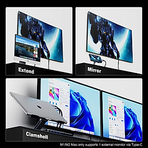 BENFEI USB C to HDMI 3 Feet Cable [4K@60Hz, Aluminum Shell, Nylon Braided], Thunderbolt 3/4/5 Compatible with iPhone 15 Pro/Max, MacBook Pro/Air 2023, iPad Pro, Surface Book 2, Galaxy S23 and More