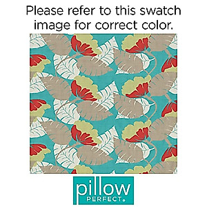 Pillow Perfect 586359 Perfect Outdoor/Indoor Avia Surf Throw Pillow (Set of 2), 18.5",Blue