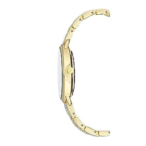 Nine West Women's Quartz Stainless Steel and Alloy Dress Watch, Color:Gold-Toned