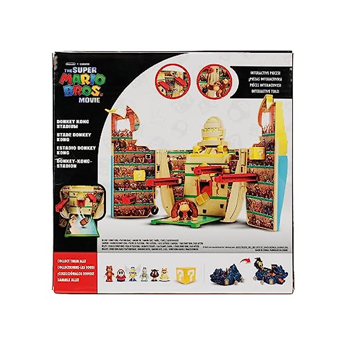 THE SUPER MARIO BROS. MOVIE Donkey Kong Mini Basic Playset Arena Wave 2