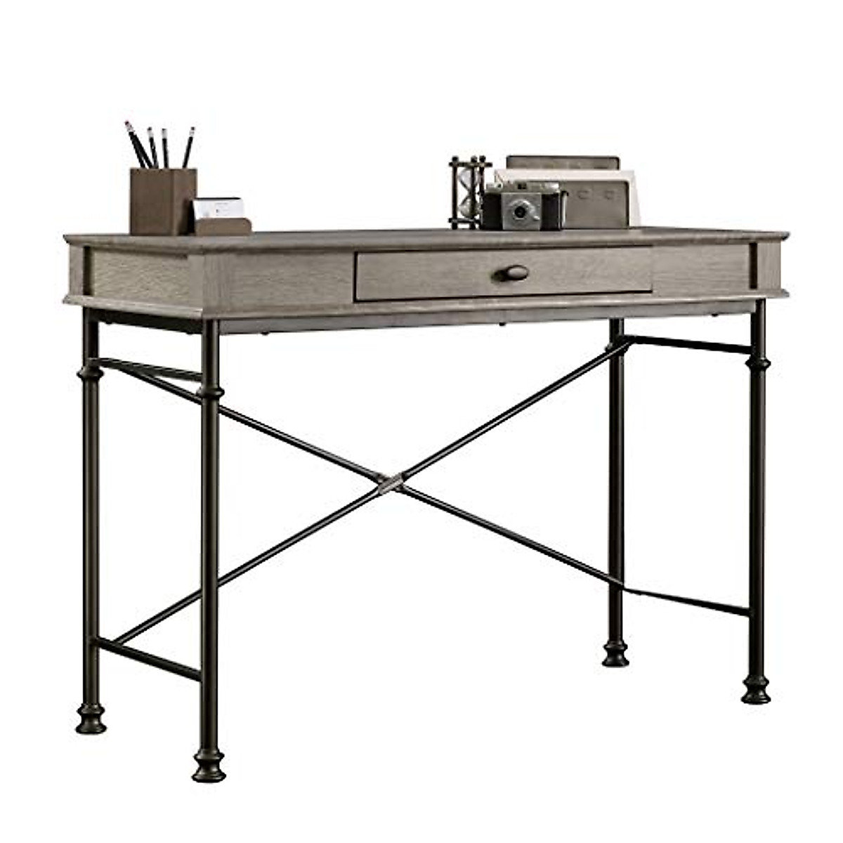 Sauder Canal Street Console Desk, Northern Oak finish