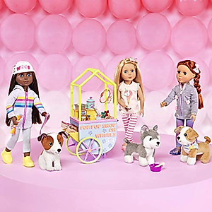 Glitter Girls – GG Pup Pet Shop on Wheels – Pet Accessory with Play Food for 14-inch Dolls & Plush Dogs – Toys, Clothes, and Accessories for Kids Ages 3 and Up