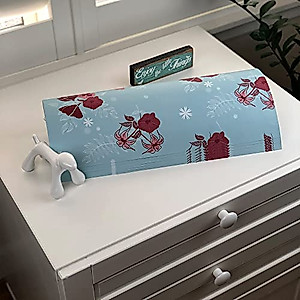 Scentennials Poppy Delight Scented Drawer Liners - (16.5 x 22 Inch) Poppy Floral Print - Premium Quality Shelf Liner Sheets - Ideal for Kitchen, Drawer & Closet, Non-Adhesive Design