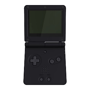 IPS Ready Upgraded eXtremeRate Black Soft Touch Custom Replacement Housing Shell for Gameboy Advance SP GBA SP – Compatible with Both IPS & Standard LCD – Console & Screen NOT Included