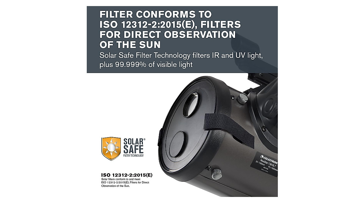 Celestron EclipSmart Safe Solar Filter for Telescopes