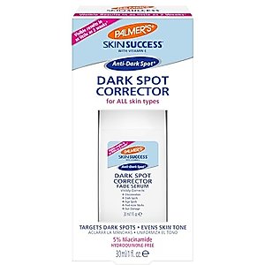 Palmer's Skin Success Dark Spot Corrector Fade Serum with Vitamin E and Niacinamide, Helps Reduce Dark Spots and Discoloration, Facial Serum for Uneven Skintone, 1 Ounce