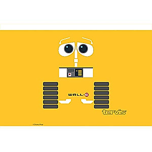 Tervis Disney WALL-E Yellow Triple Walled Insulated Tumbler Travel Cup Keeps Drinks Cold & Hot, 20oz Legacy, Stainless Steel