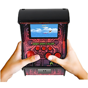 Retro Arcade Video Game Cabinet IWAWA Mini Table-style Build-in 220 Games Portable Handheld Gaming System Console Machine for Kids 5-10 [video game]