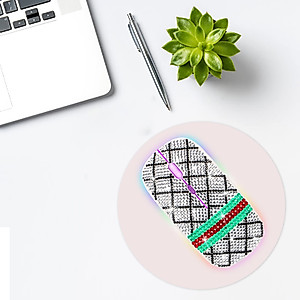 Wireless Mouse,Attoe 2.4GHz Bling Dazzling Ergonomic Portable Girls Mouse Silent 800/1200/1600 DPI USB Optic Mouse Convenient for PC Laptop Notebook Windows