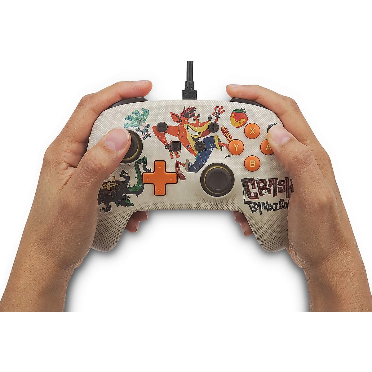 PowerA Enhanced Wired Controller for Nintendo Switch - Quantum Crash