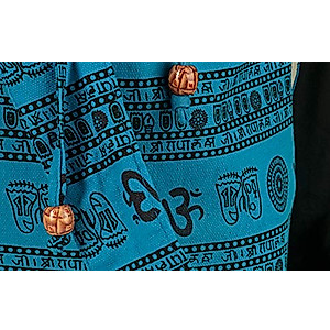 Blue Patchwork Handmade Crossbody Large Hobo Shoulder Bag Hippie Boho Fashion Everyday Unique