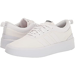 adidas Women's FUTUREVULC Skate Shoe, White/White/Black, 9