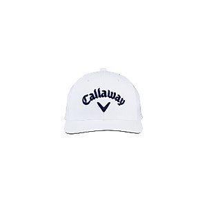 Callaway Golf Performance Pro Tour Cap Collection Headwear (OS, White/Navy)