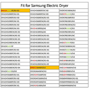 Upgrade DC97-18057C DC97-18057A Dryer Door Latch Compatible with sumsung Dryer Some Models (See Figure 3, 4, 5 for Details), Drop-proof, Waterproof, High-quality
