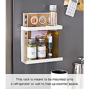 Yamazaki Home Magnet Wrap or Aluminim Foil Holder - Kitchen Storage, Magnetic Organizer - Steel