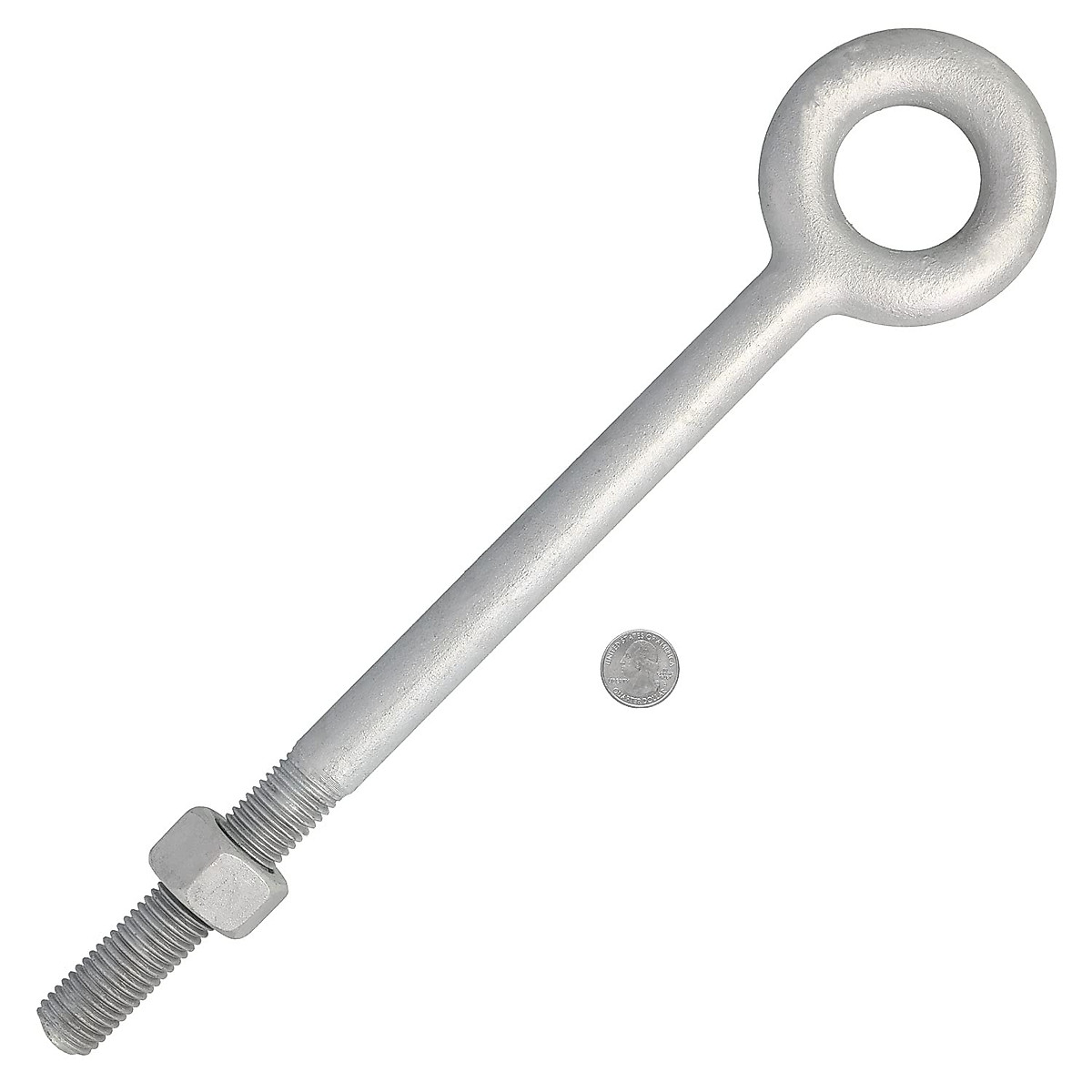 7/8" x 12" Galvanized Regular Eyebolt