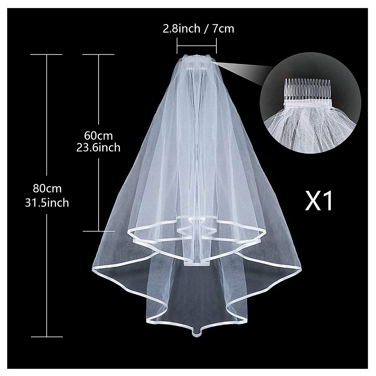 JVAENOUSN 8 Pcs Bride to be Sash Veil Set Bachelorette Party Decorations 1 Bachelorette Veil, 1 Bride Sash and 6 Team Bride Sashes