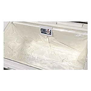 Allinliner Cooler Liner - 3-Pack Disposable Cooler Insert Liner - BPA-Free Plastic Liner for Carry Cooler - Heavy-Duty Liners for 60qt-95qt Day Coolers - Great for Fishing, Hunting, Camping, BBQ