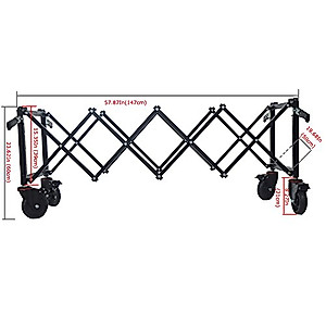INTSUPERMAI Carbon Steel Funeral Stretcher Truck Church Truck Casket Stand Trolley Cart Fordable Mortuary Supply Fordable Coffin Cart