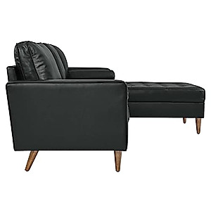 Modway Valour Sectional, Black