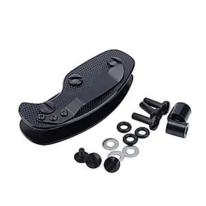 DAUERHAFT Smart Key Ring,Black Sturdy EDC Key Organizer Clip,Aluminum Key Holder,Durable Anti Scratch Key Holder Clip,for Clip Your Keys Pocket Tool Key Organizer