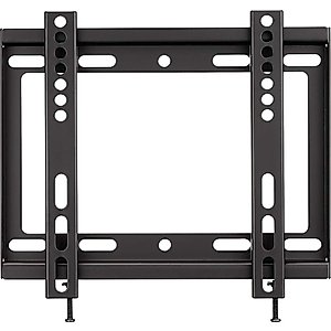 Insignia - Fixed TV Wall Mount for Most 19" - 39" TVs - Black