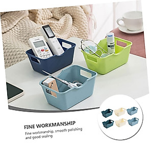FRCOLOR Plastic Storage Basket 6pcs Box Storage Box Desktop Finishing Tray Pp Mini Plastic Storage Baskets