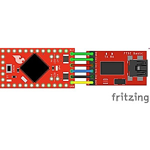 SparkFun FTDI Starter Kit - 3.3V - What You Need to get Started with FTDI FT232RL USB to Serial IC Compatible with Arduino or General Serial Applications USB Mini-B