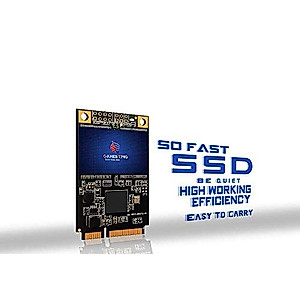 GAMERKING Gamerking mSATA SSD 64GB 3D NAND SATA III 6 Gb/s, mSATA 30x50.9mm Internal Solid State Drive Compatible with Desktop PC Laptop MSATA 64GB