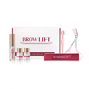 Brow Lamination Kit, ICONSIGN Eyebrow Lift Kit Professional Salon Result Create Fuller Eyebrows Look Lasts 8 Weeks, Suitable for Salon & Home Use
