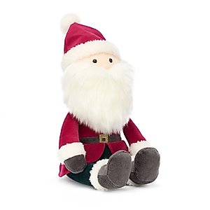 Jellycat Jolly Santa Stuffed Animal, Small 13.5 inches | Christmas Plush Toy | Classic Children's Gift