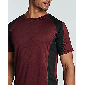 5 Pack Men’s Active Quick Dri Dry Fit Crew Neck T Shirts Athletic Running Gym Workout Short Sleeve Tee Tops Camisas Para Hombres Summer