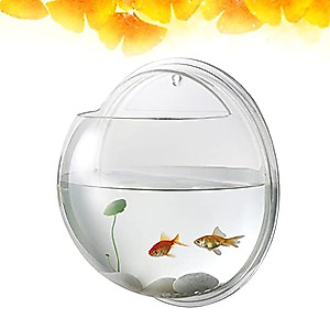 Mipcase Wall Fish Bowl, Hanging Fish Bowl Wall Mounted Fish Tank Wall Fish Tank Wall Fish Bubble