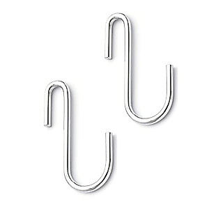 Aecllcea 30 Pack Heavy Duty S Hooks for Hanging Kitchen Utensils, Jeans, Plants, Pots and Pans，Professional S Shaped Hooks for Closet, Wire Shelving, Garage, Garden，Camping