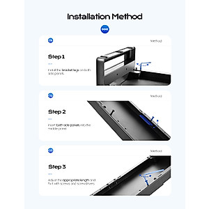 ENUSUNG Detachable Monitor Stand with USB 3.0/2.0 Ports Steel Dual Monitor Riser for Desk, Metal Computer Stand for Office, Desktop, Laptop, PC, iMac up to 32 Inches (Black)