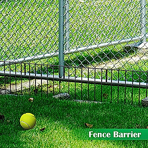 5 Pack Animal Barrier Fence, 13"Lx17"H Garden Fence for Dogs Metal Fence Panels for Garden Yard Outdoor