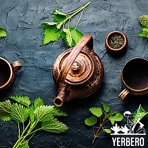 Yerbero - Stinging Nettle Leaf & Root Loose Tea 4oz (113 gr) | Urtica Dioica | Makes 30+ Cups | Wildcrafted, Stand Up Resealable Bag | Crafted By Nature100% All Natural, non-GMO, Gluten-free.