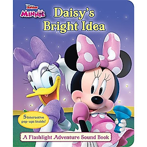 Disney Minnie Mouse - Best Friends Pop-Up Sound Board Book and Sound Flashlight Toy - PI Kids (Play-A-Sound)