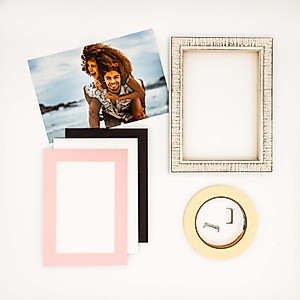 14x18 Mat Bevel Cut for 12x16 Photos - Acid Free Soft Pink Precut Matboard - For Pictures, Photos, Framing - 4-ply Thickness