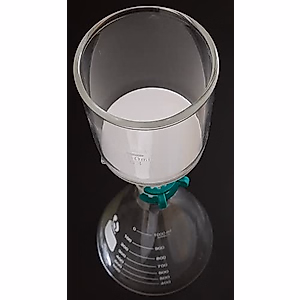 Glass Vacuum Suction Filter Filtration Kit 1000mL Conical Flask 250ml Buchner Funnel (250/1000ml)