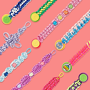 PREBOX Girls Crafts with 1 Potholder Loom Weaving Kit & 1 Friendship Bracelet Making Kit, Christmas Birthday Gifts for Girls Age 6 7 8 9 10 11 12 Year Old